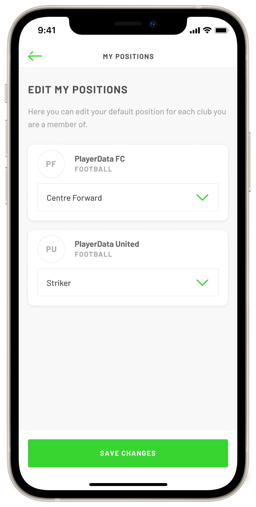How to Add Player Positions